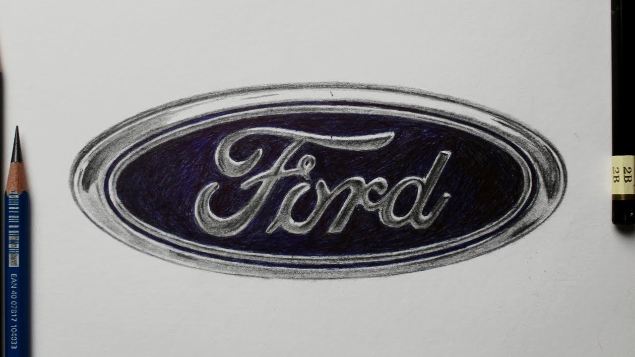 COMO DESENHAR O LOGOTIPO DA FORD - YouTube