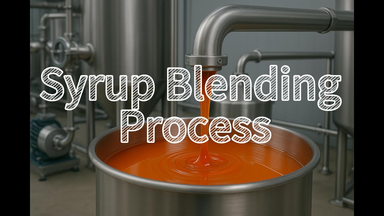 Syrup Blending Process - YouTube