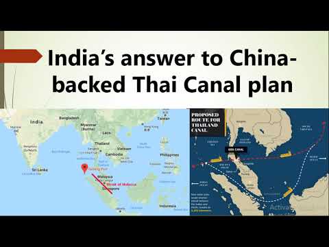 India China standoff || Thai Canal || Kra Canal || Thai Canal Map ...