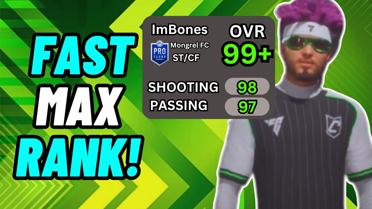 FC 25 | FASTEST WAYS TO REACH 99 OVERALL IN PRO CLUBS! ⚽️ - YouTube