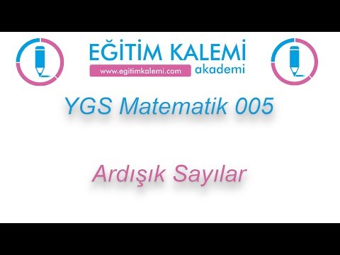 Ardışık sayılar - YGS Matematik