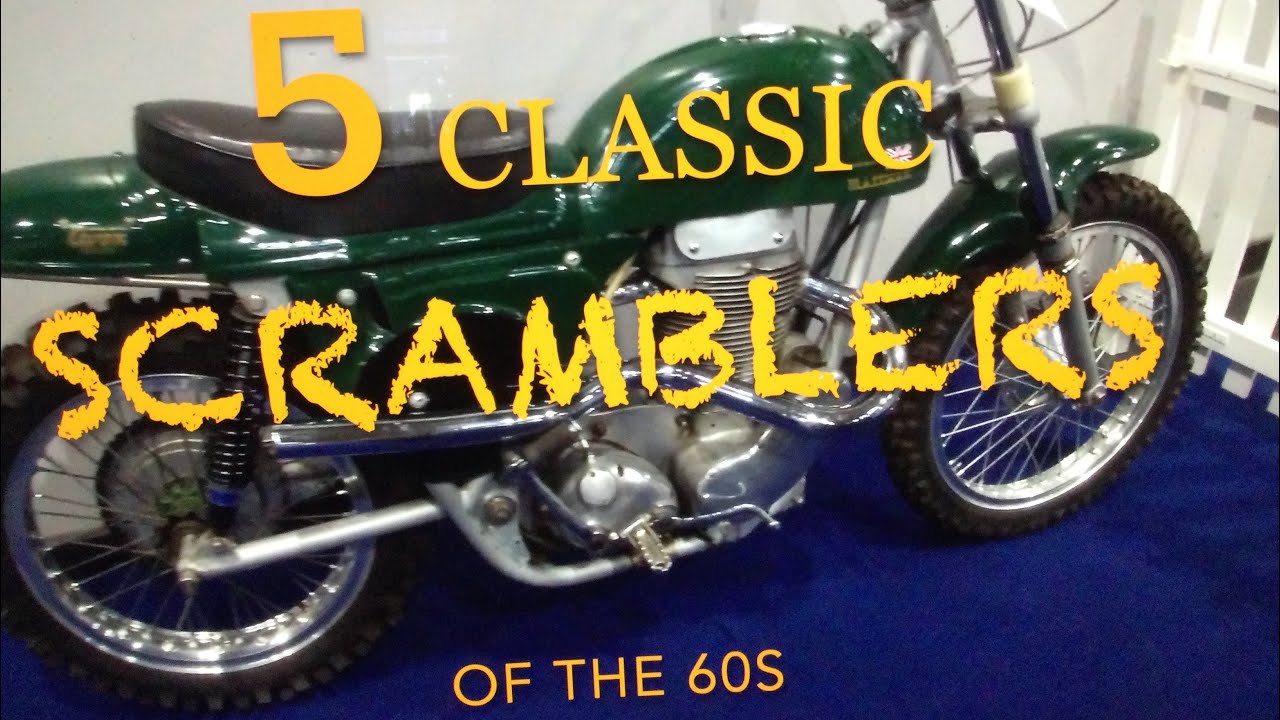 5 Super Classic Britsh Scramblers from the 1960s 4K - YouTube
