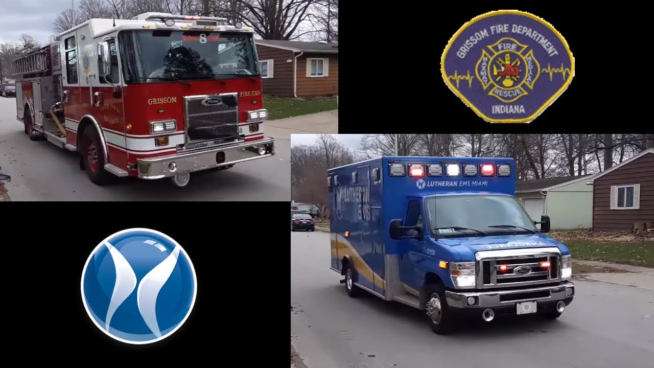 Grissom Engine 8, Lutheran EMS Medic 31 Responding - YouTube