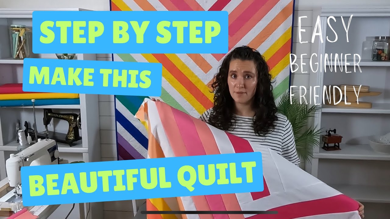 Quilting Tutorial: Step by Step Guide to make this Beautiful Zoe Quilt ...