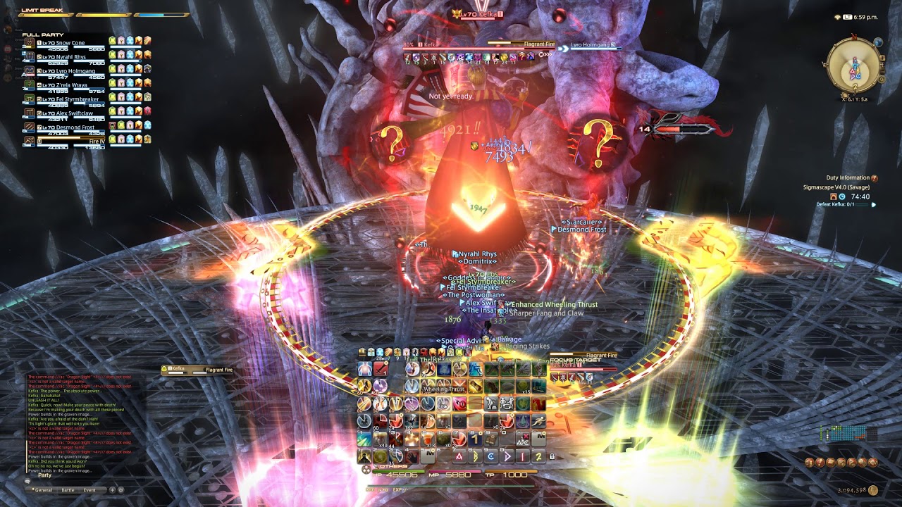 FFXIV Sigmascape V4 Savage Kefka Enrage 62% DRG POV - YouTube