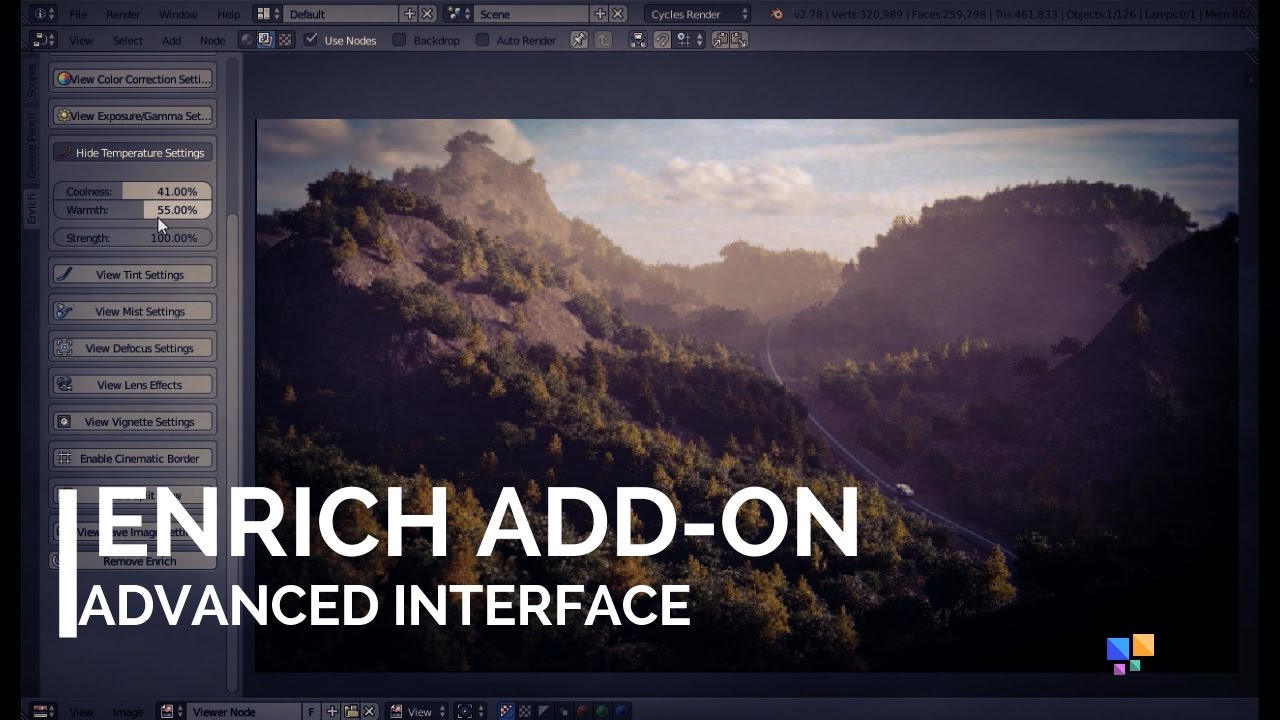 Enrich Add-on for Blender Sneak Peek: Advanced Interface - YouTube