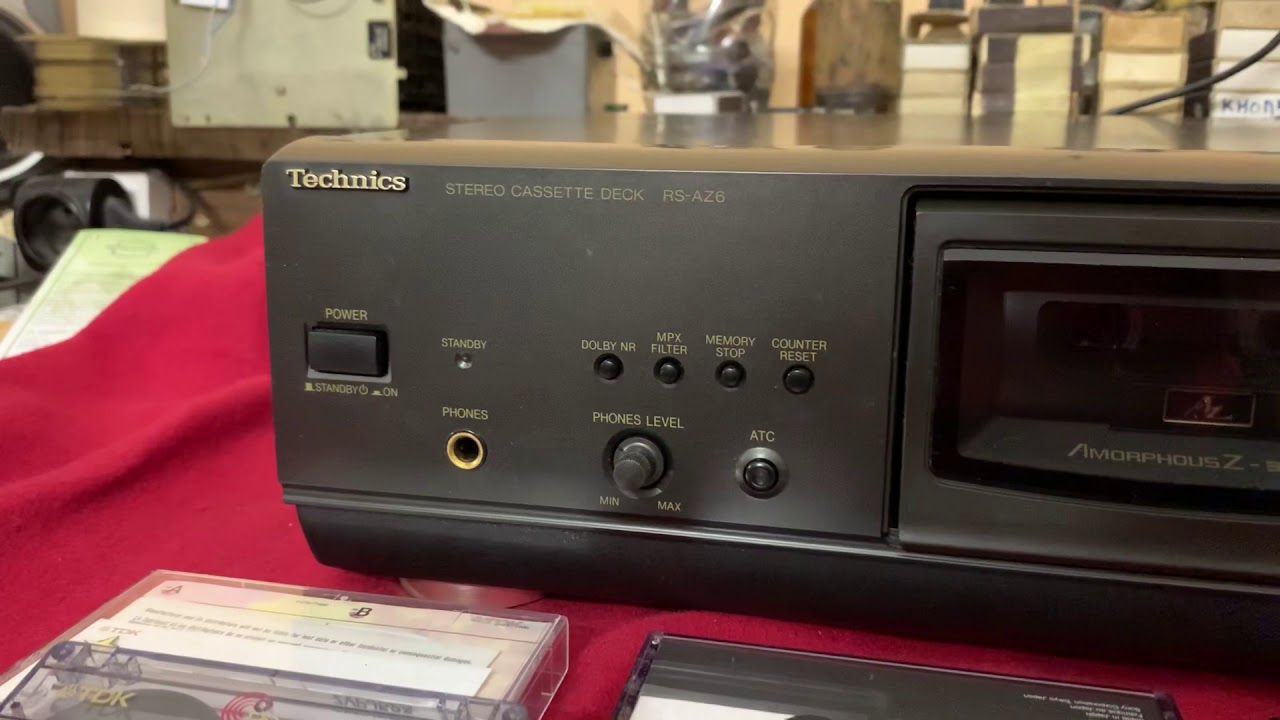 Technics RS-AZ6, запись на метал - YouTube