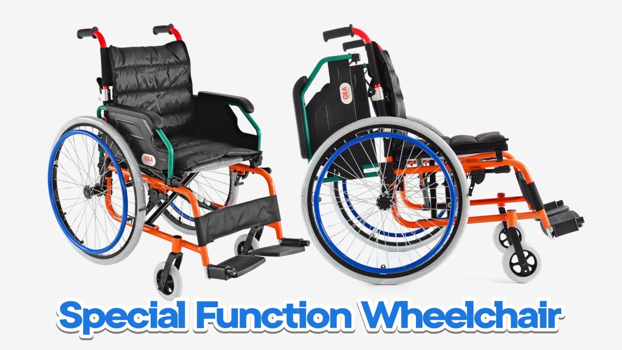GEA FS980 LA-46 Aluminium Wheelchair - YouTube
