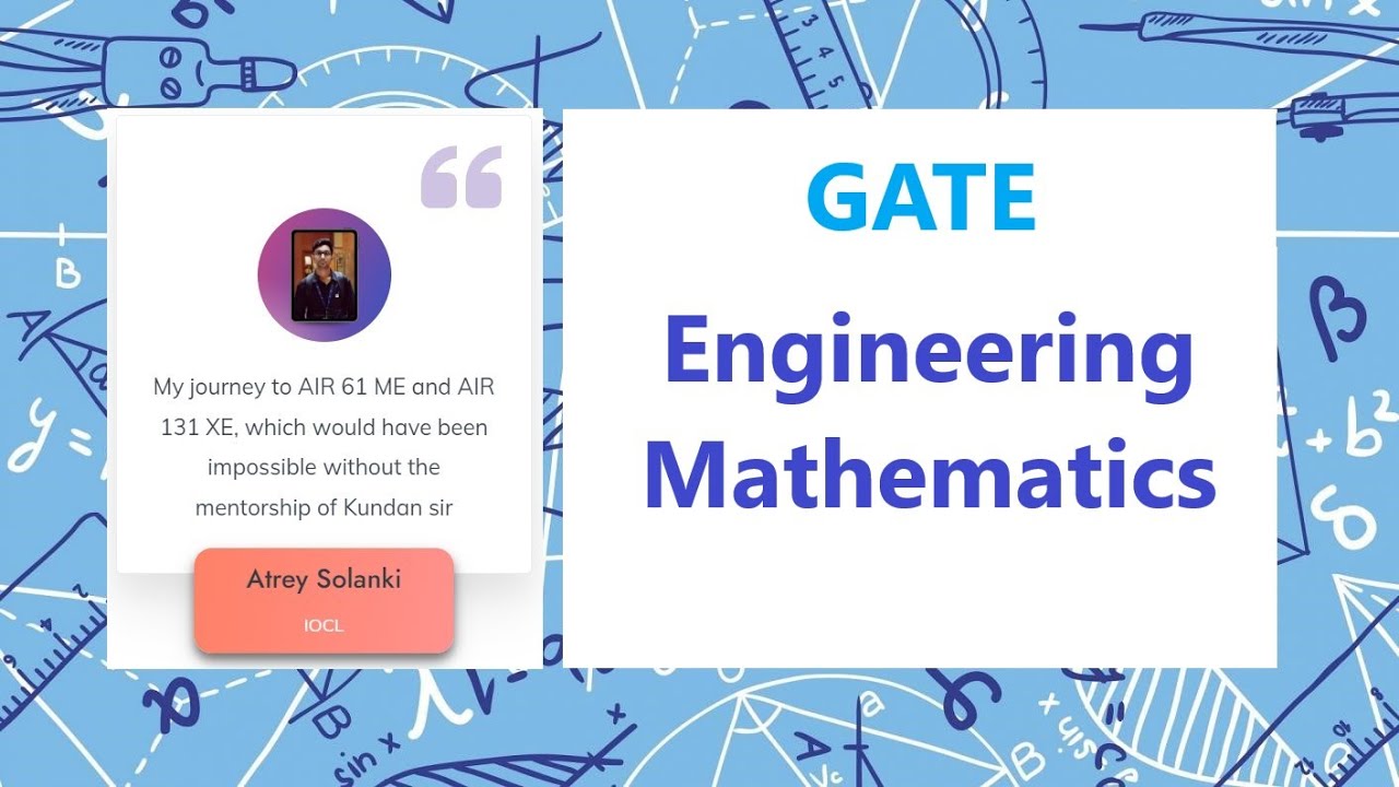 3.1 Linear Algebra(Matrices) | GATE 2023 - 24 - YouTube