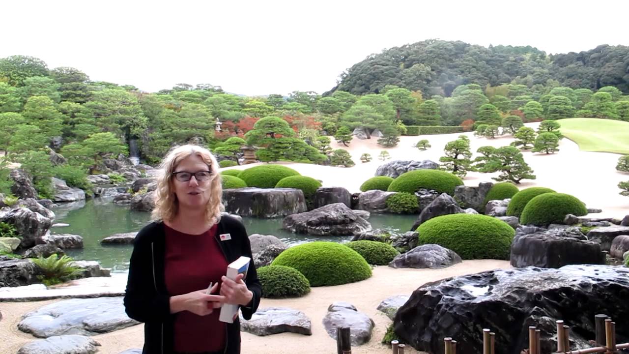 Beth Reiber, author of Frommer's Japan, at Adachi Museum - YouTube