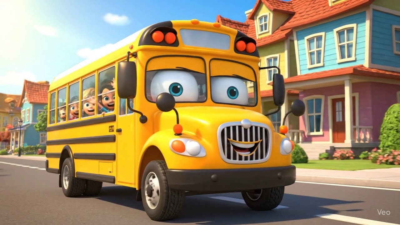 Les Roues de l’Autobus 🚌| Retour à l’École| Comptines et Chansons pour ...