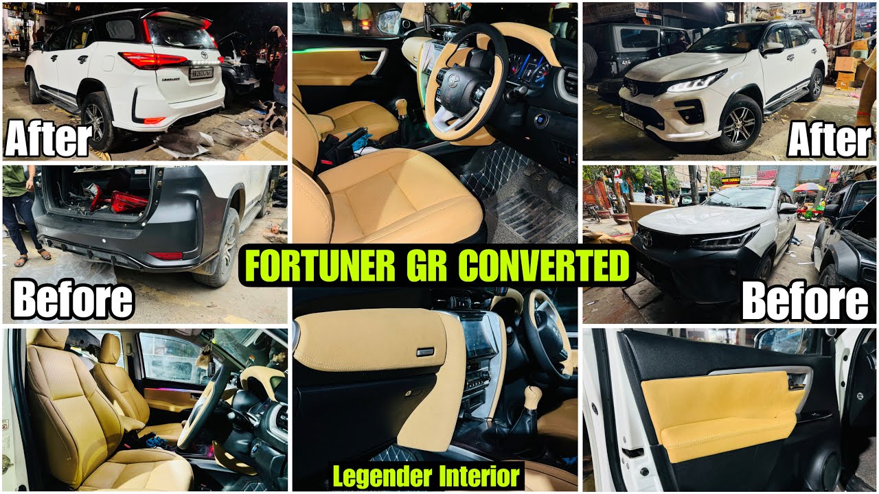 Toyota Fortuner Modified 🔥 Fortuner To Fortuner GR Kit converted 😱 ...