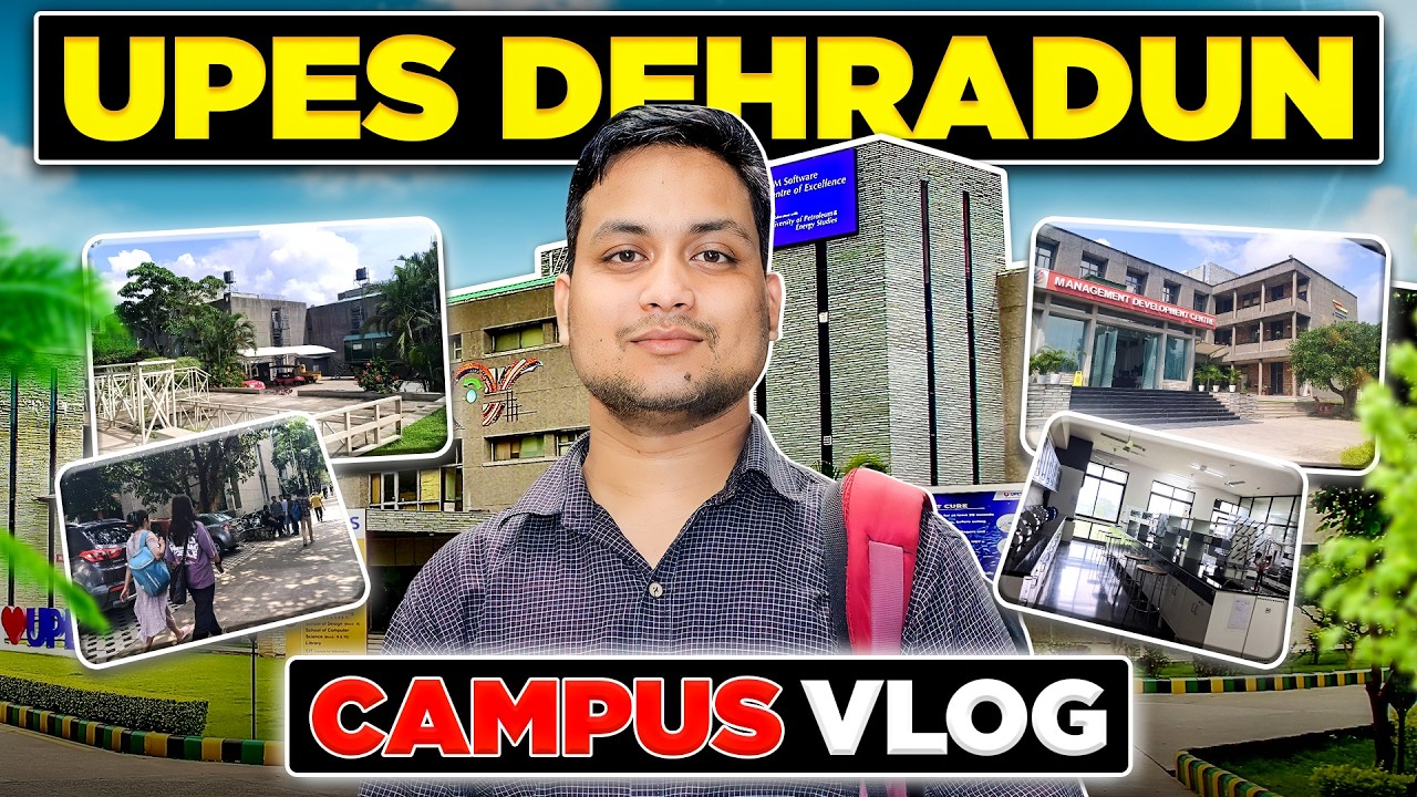 UPES University Complete Campus Tour 🎓| Upes Campus Tour Dehradun 🏫 ...