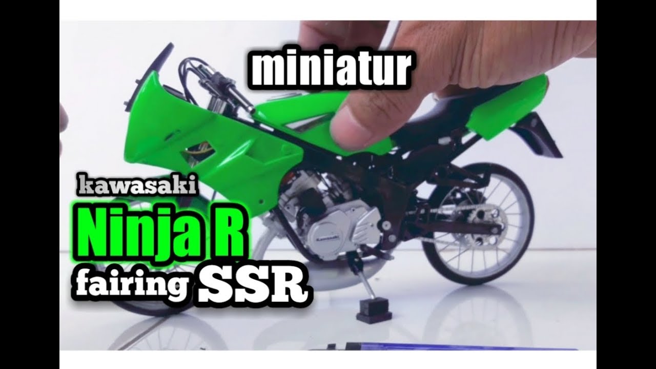 REVIEW MINIATUR NINJA R FAIRING SSR - YouTube