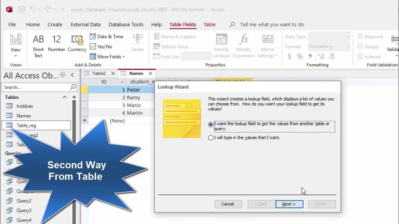 Three Ways to Fill Field LookUp & RelationShip in Microsoft Access ...