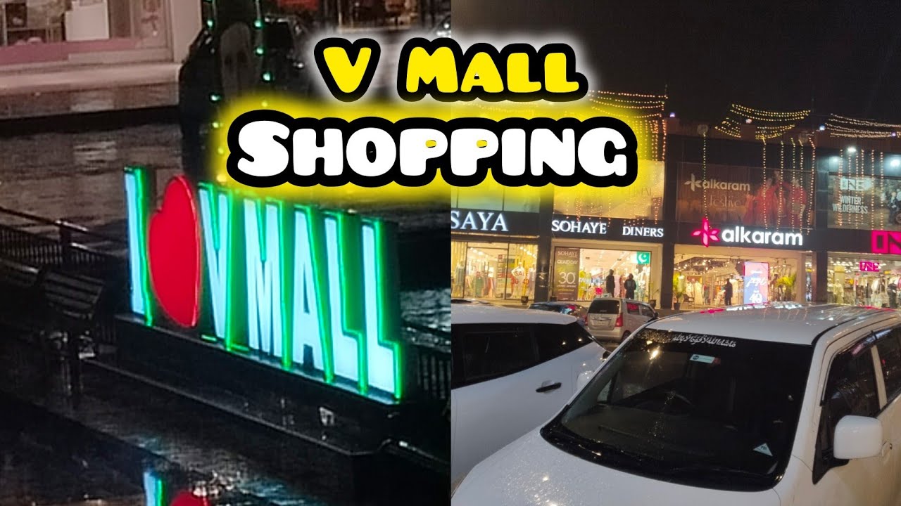 Shopping From V Mall Sialkot | Shopping Day | Enjoying Holidays - YouTube