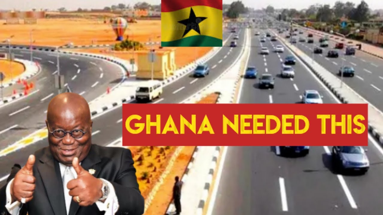 Ghana's 🇬🇭 Best marked Road construction Project is Finally Here - YouTube