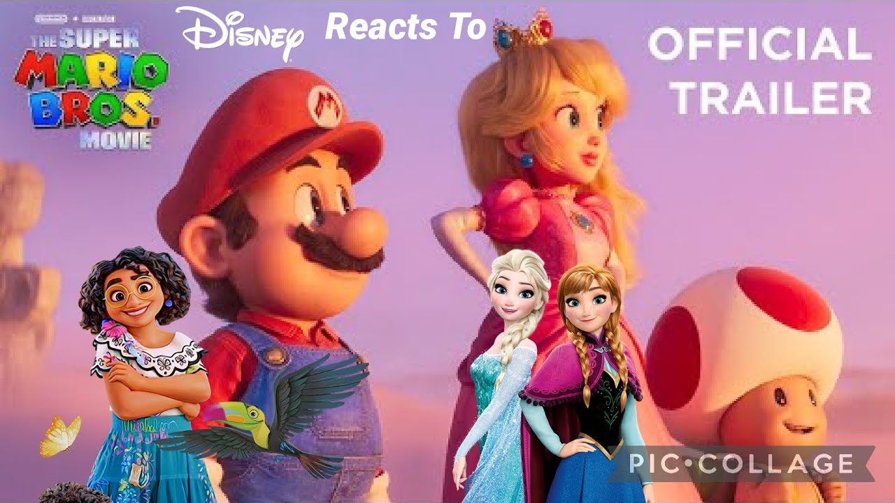 Disney Reacts To The Super Mario Bros Movie Official Trailer - YouTube