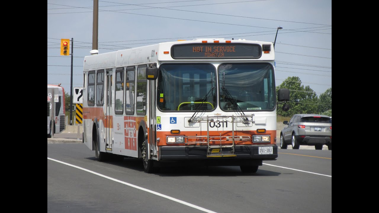MiWay: 2003 New Flyer D40LF 0306 (RETIRED) - YouTube
