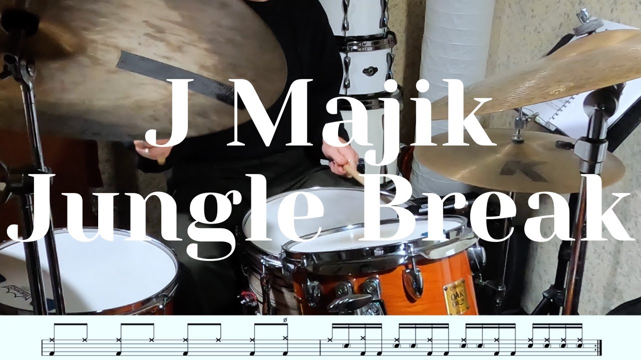 J Majik - Arabian Nights / Jungle Break With Notation / Drum Lesson ...