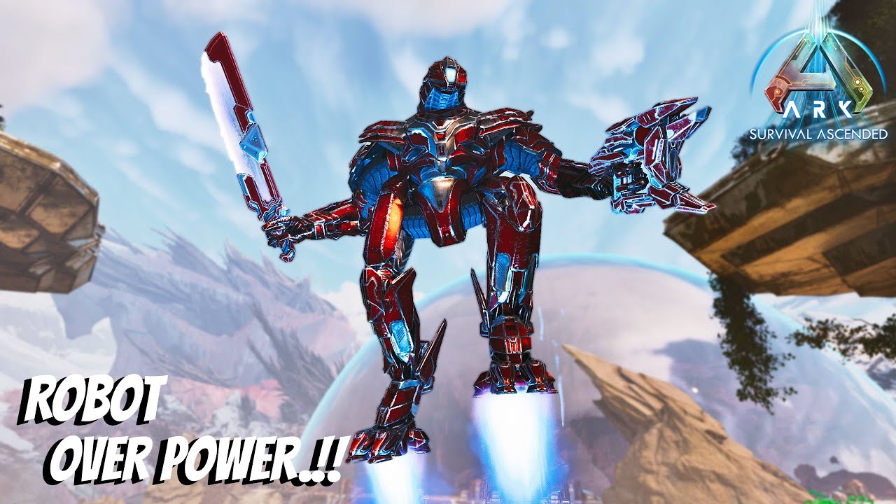 ROBOT MEK PEMUSNAH DINOSAURUS ️ ARK Survival Ascended EXTINCTION ...