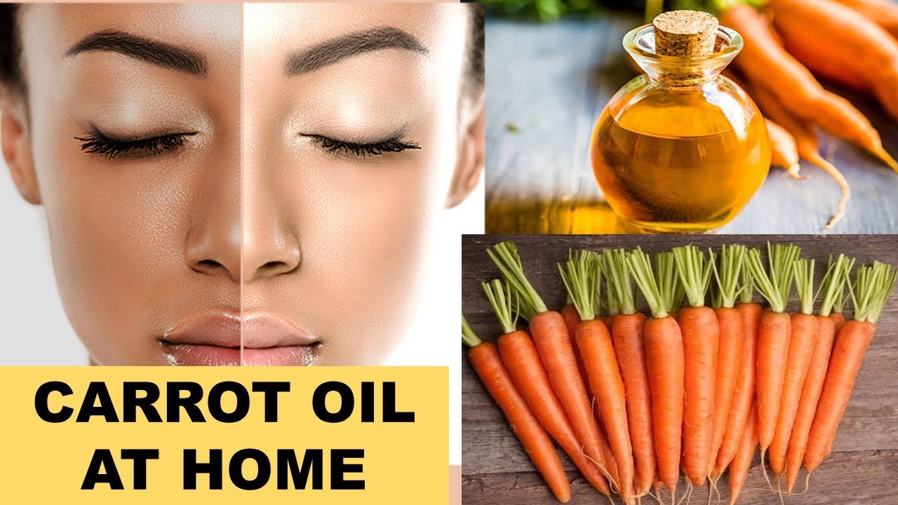 Massage Carrot Oil on Face Every Night & got Clear Skin, Removed ...