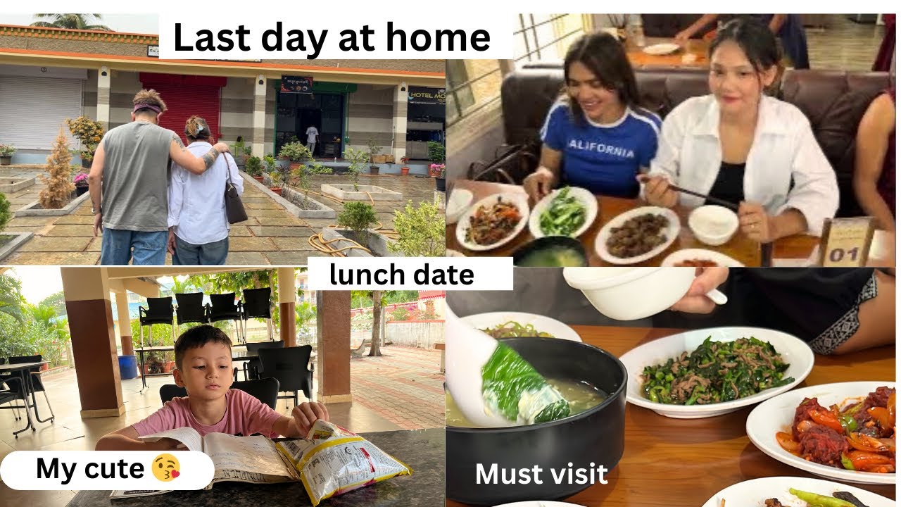 Last day at home || lunch with date with Yang &Tashi || - YouTube