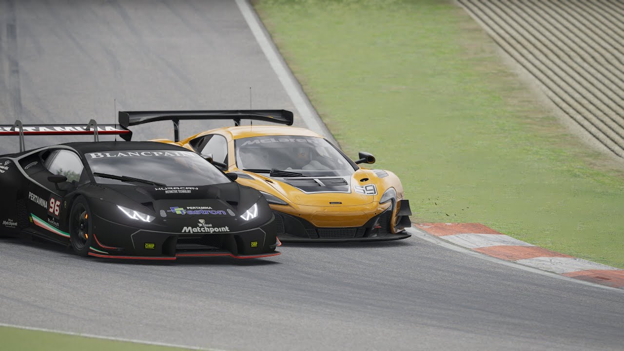 Assetto Corsa - McLaren MP4-12C GT3 - Imola (Rain, Ultra Settings ...