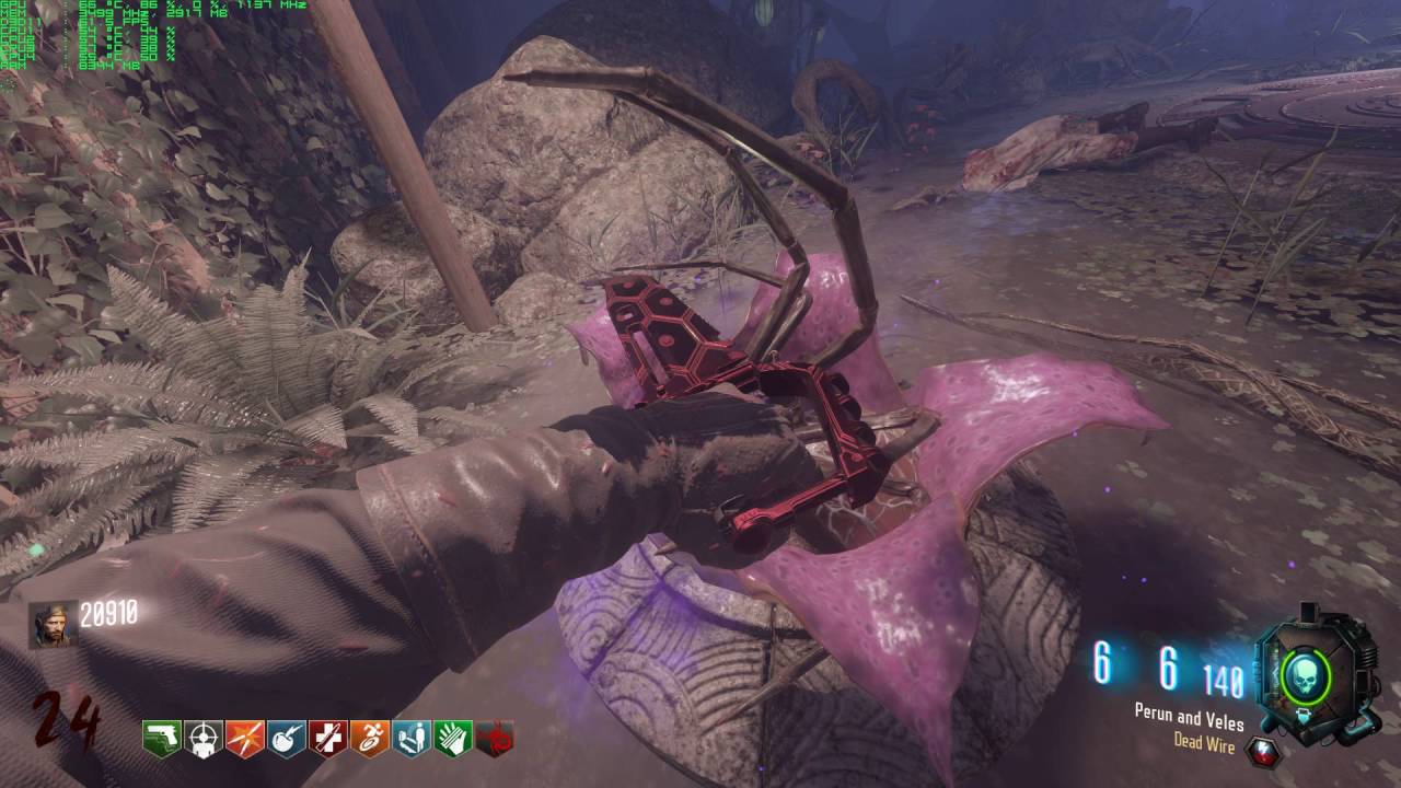 ZNS spider bug on bo3 pc - YouTube