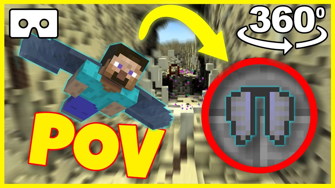 POV: Elytra Race | Minecraft 360° VR - YouTube