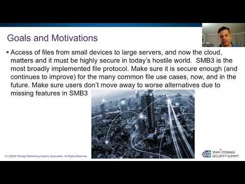 SNIA Storage Security Summit 2022: Securing Access to Network Files: SMB3.1.1 Security - YouTube