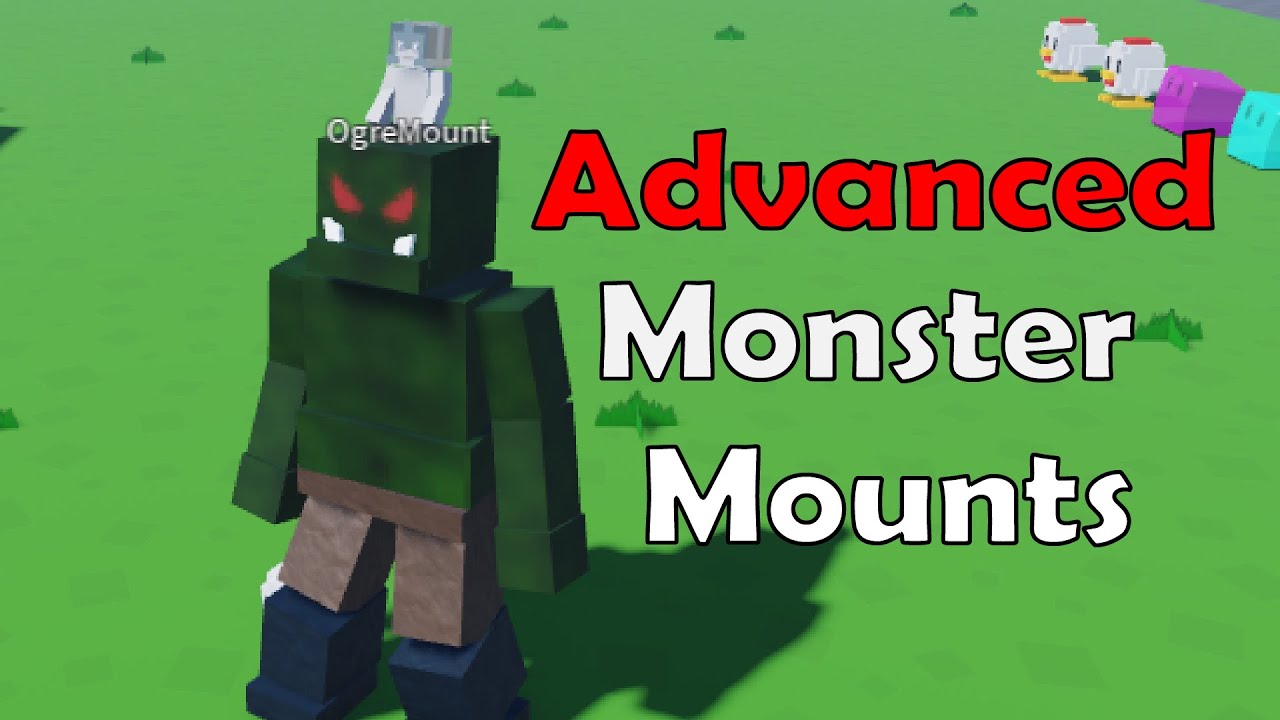 Advanced monster mount system - Roblox Studio - YouTube