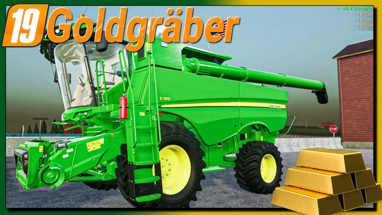 LS19 Goldgräber ⛏️ GOLD Verkauf und XXL Drescher | GOLD und BERGBAU in ...