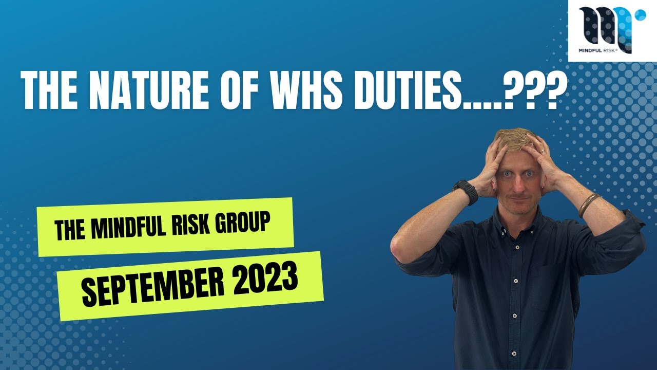 The nature of WHS duties and duty Holders - YouTube