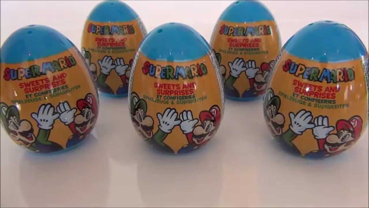Super Mario surprise eggs for kids - YouTube