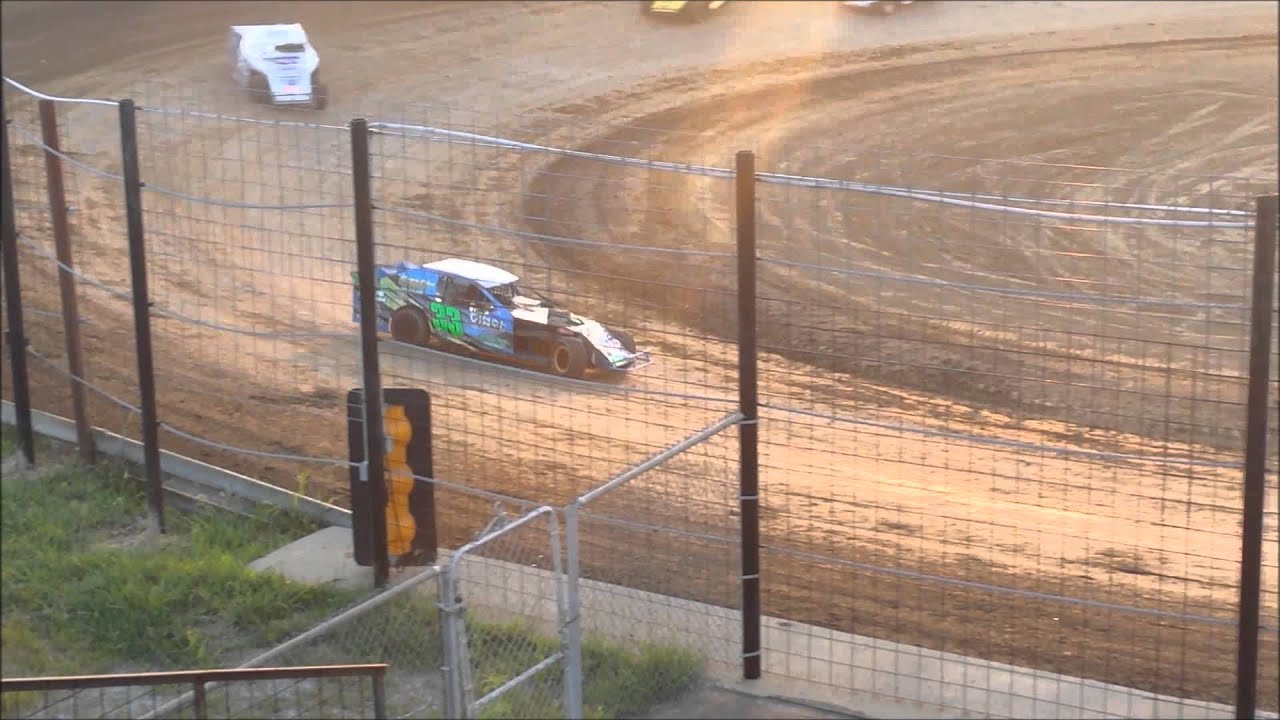Nicholas Carpenter Heat Race Atchison County 7/25/14 - YouTube