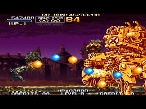 Metal Slug X - Enemy Rebel Soldier Allen O'Neil Ultra Remix Part 3 Gameplay