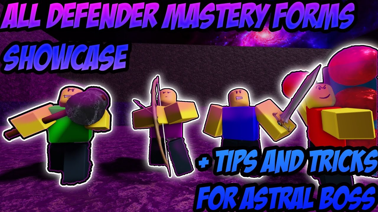 Ability Wars ALL DEFENDER MASTERY FORMS SHOWCASE [TIPS AND TRICKS FOR ...