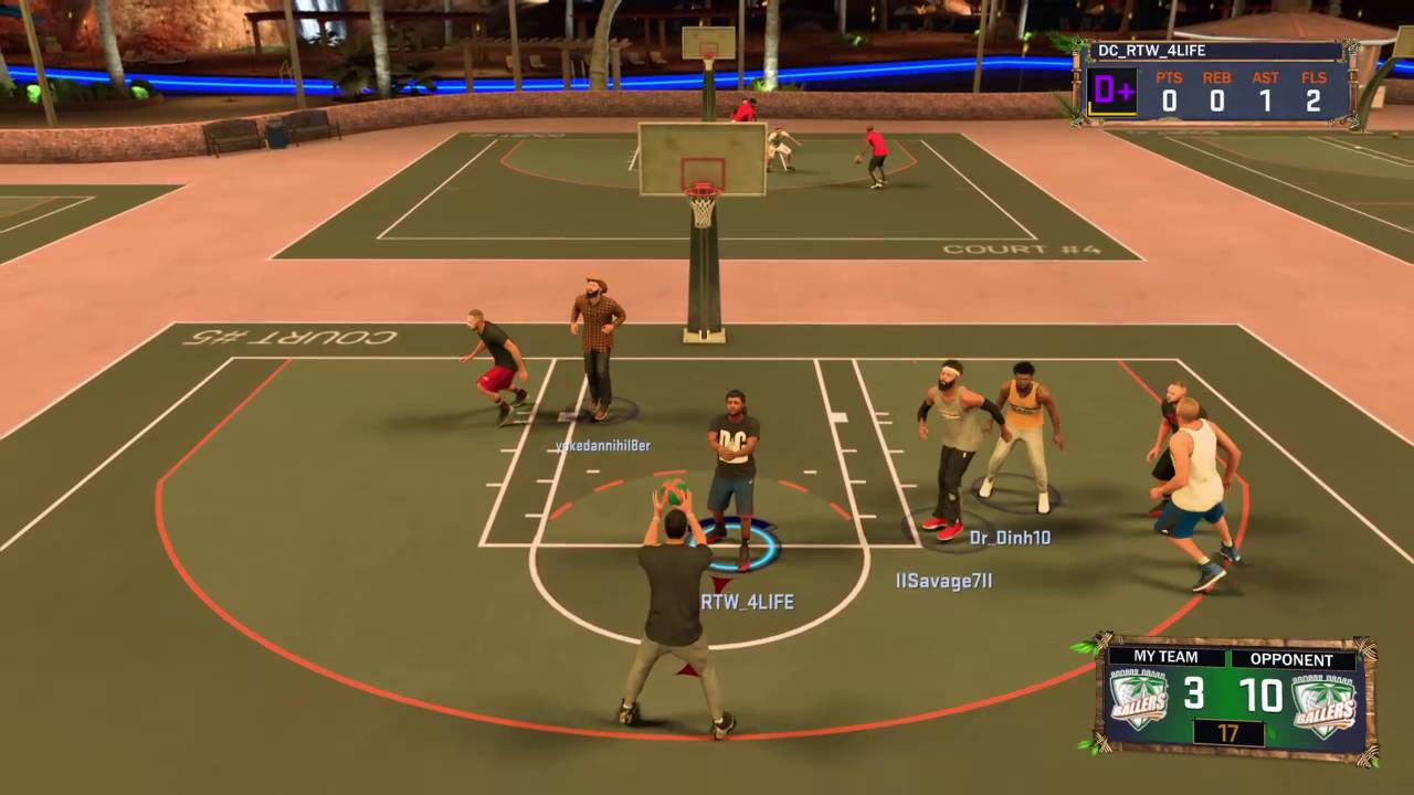 DC NBA 2k17 Pro Am Live Action - YouTube
