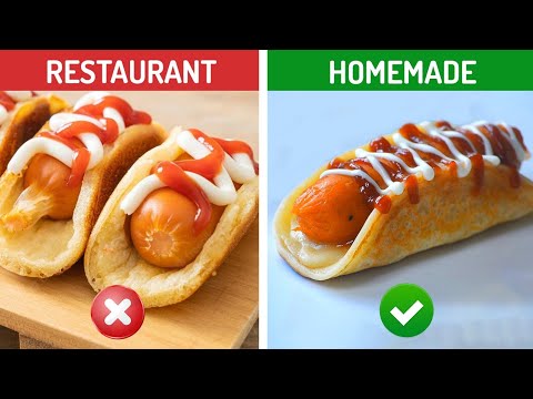 Pancake Hot Dogs | Instant Homemade Hot Dogs | Simple Hot Dog Recipe ...
