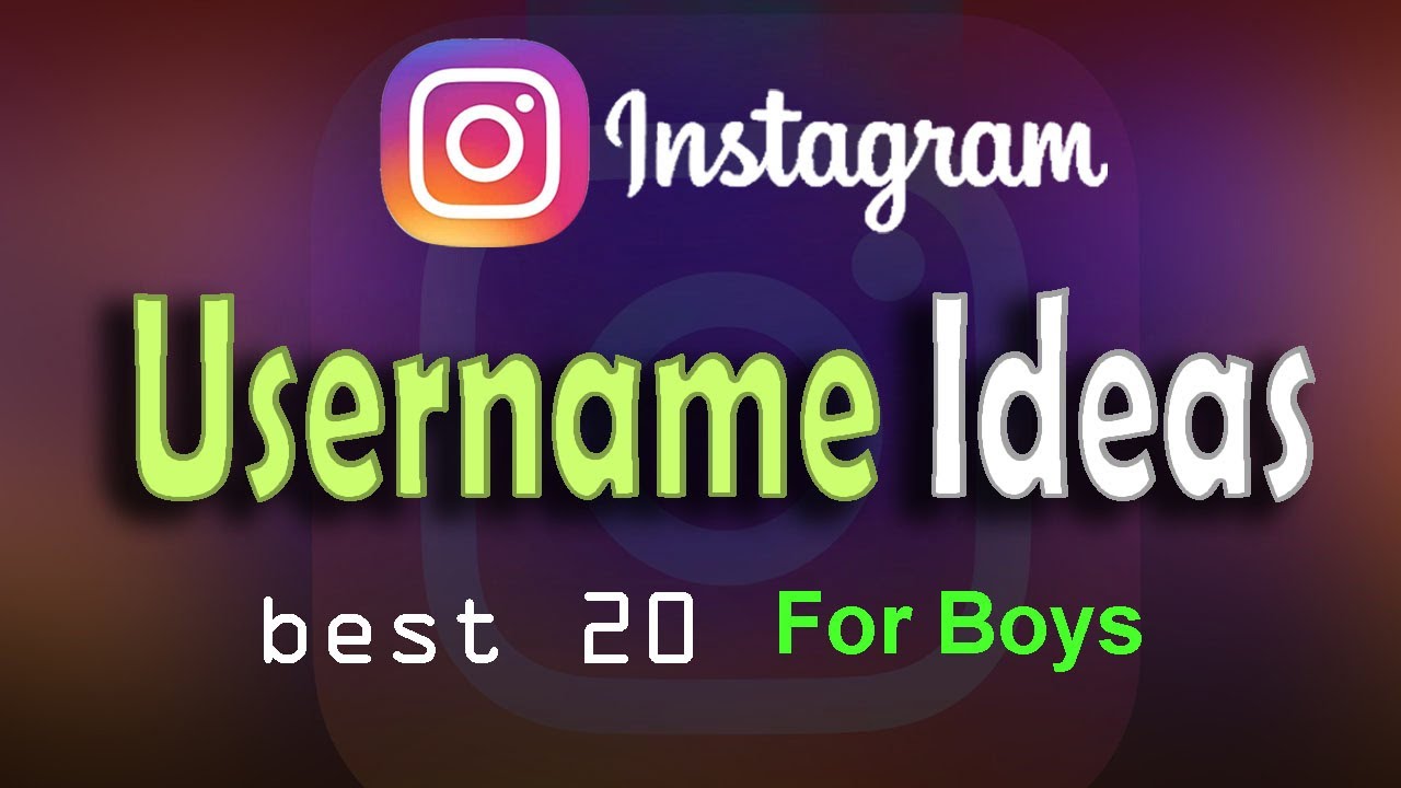 Instagram Username Examples