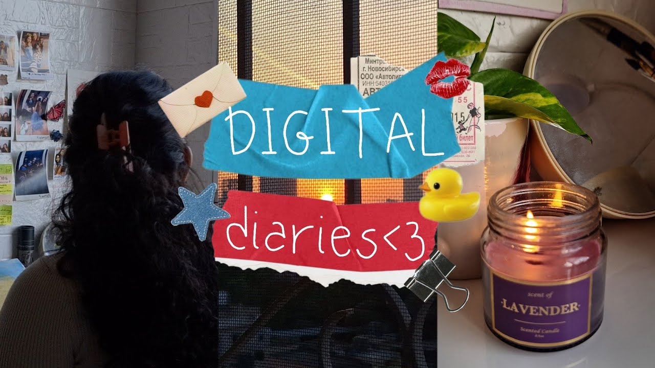 🫧Digital Diaries ep.01 | painting, going on walks 🚶‍♀️, got a parcel 📦 ...