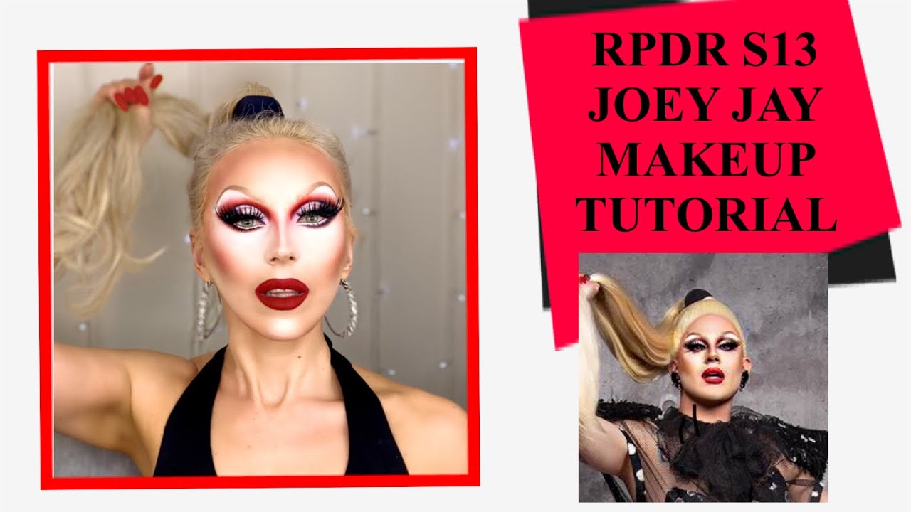 JOEY JAY DRAG MAKEUP TUTORIAL, RUPAULS DRAG RACE SEASON 13, EPISODE 5 ...