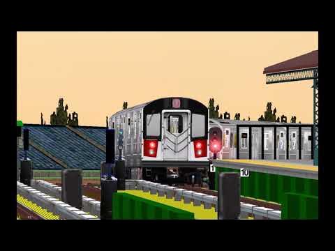 OpenBVE: R142B (7) Ride from Bayside to 194th Street - YouTube
