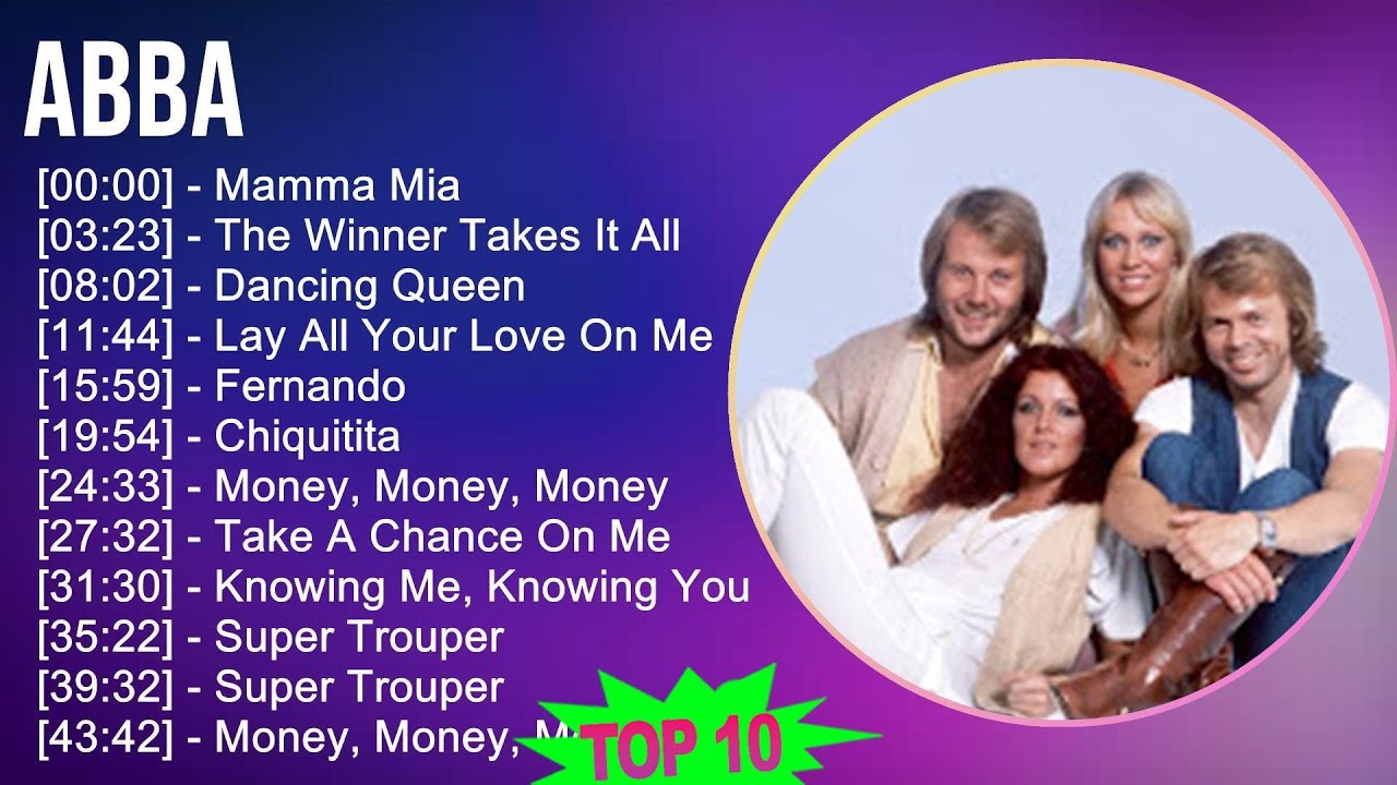 ABBA 2025 MIX Greatest Hits 1 HOUR - YouTube