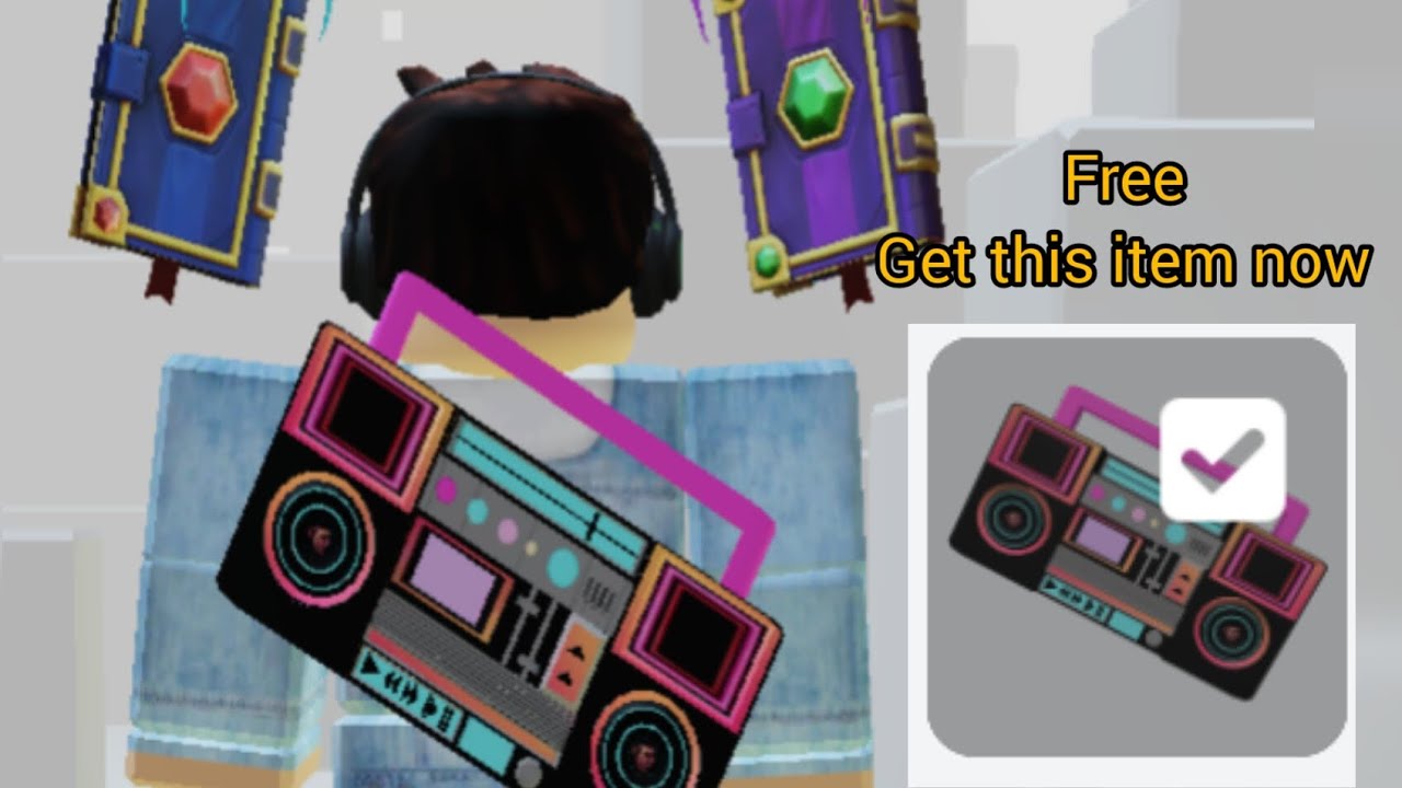 Get this free item on Roblox it's free subscribe on my channel - YouTube