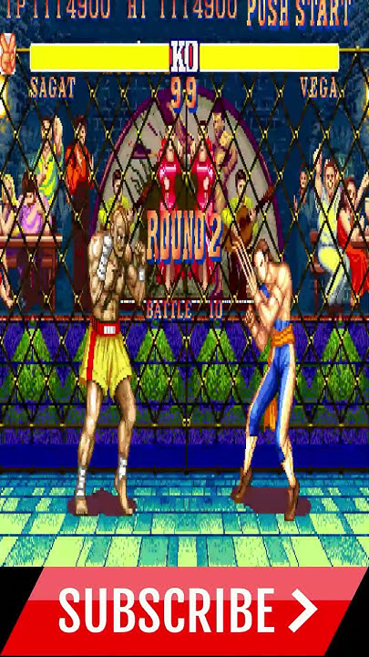SF2 1992 Incredible Sagat vs Vega | Fierce Fight | Street Fighter II Retro Arcade Battle! - YouTube