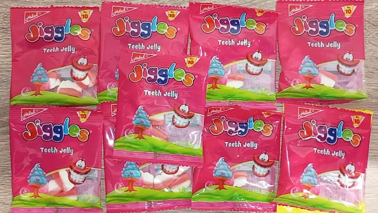 Satisfying Candy Unboxing Video Jiggles Teeth Jelly - YouTube
