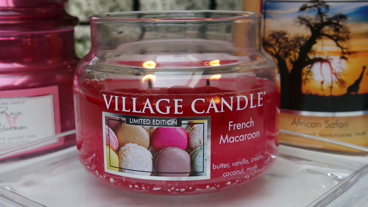 French Macaroon - Village Candle - YouTube
