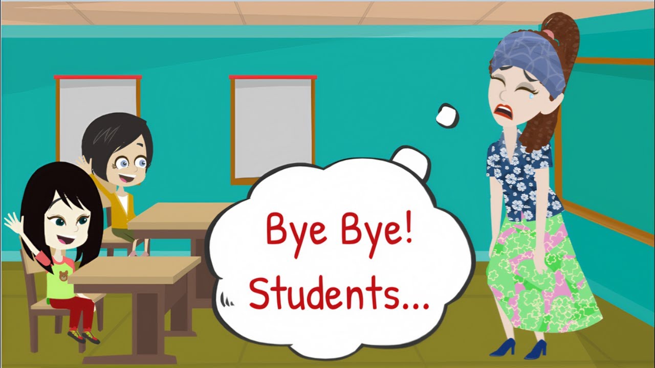 The New Teacher ... ! Part 7 - Conversation in English - Mina English ...